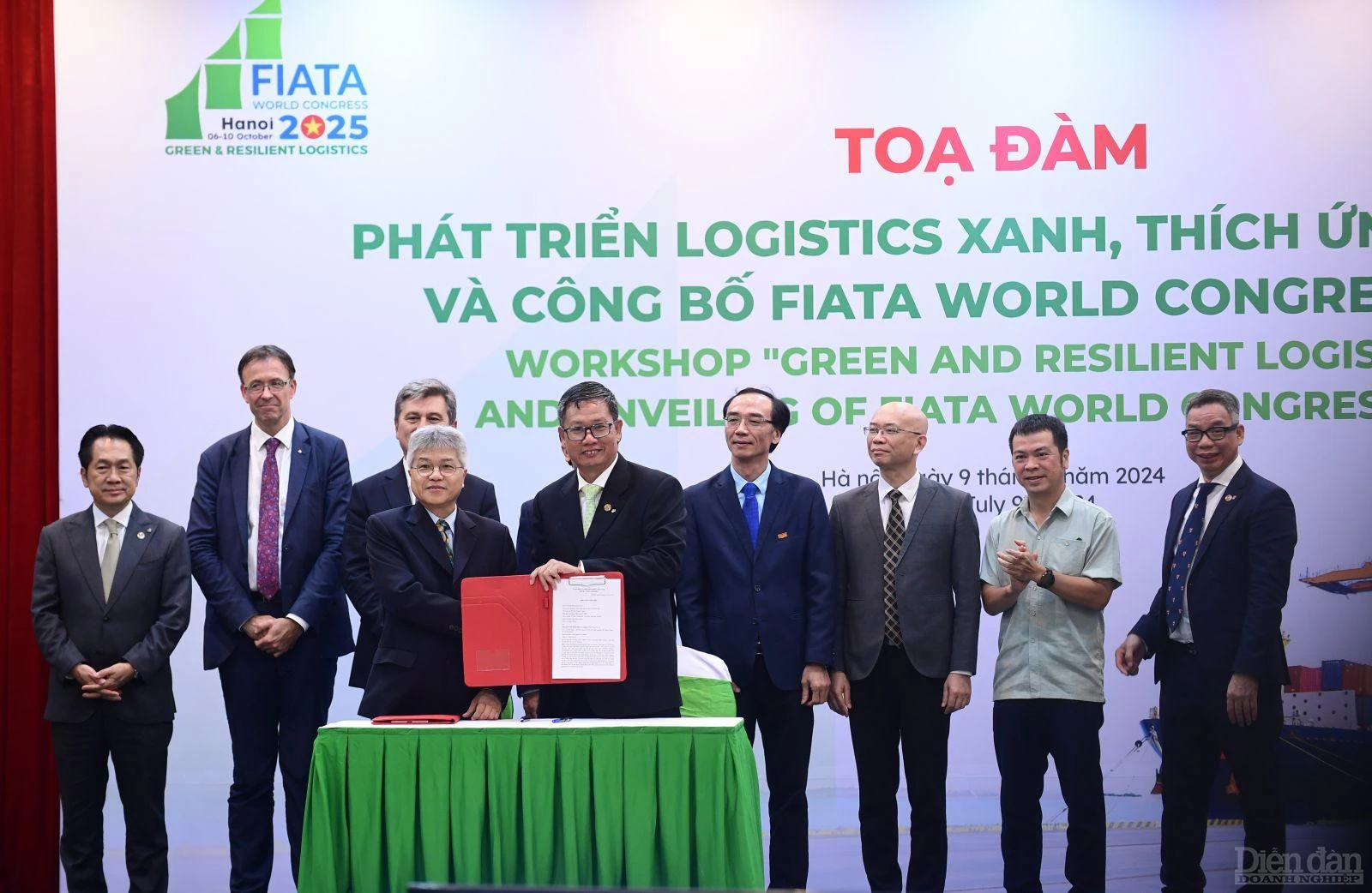 Công bố FIATA World Congress 2025 với chủ đề Green Resilient Logistics